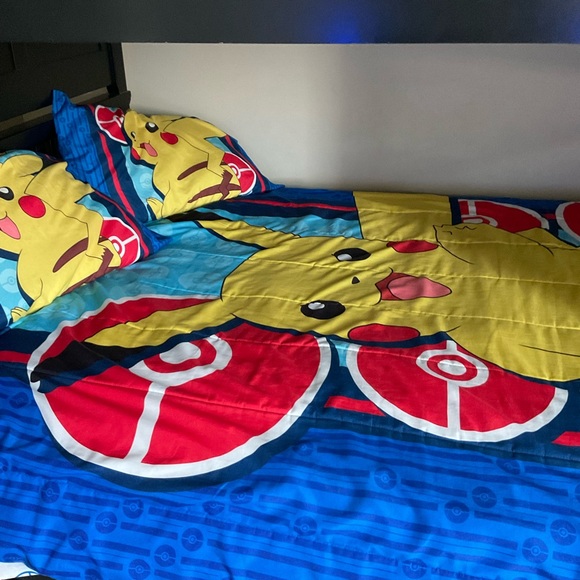 Bedding | Fullpokmon Reversible Comforter Set 1 Sheet Set 1 Comforter ...